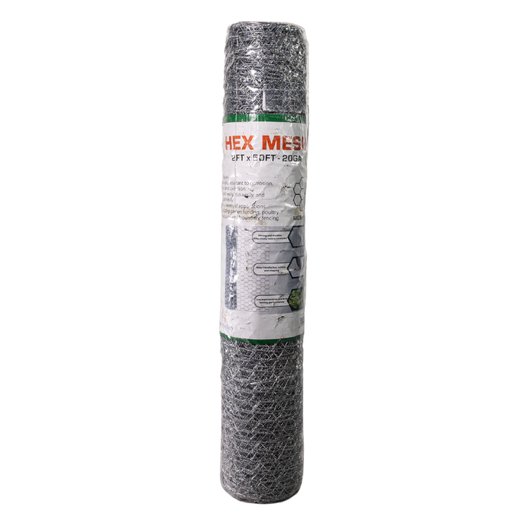 20-Gauge Hot Dipped Galvanized Hex Mesh – Hydro City