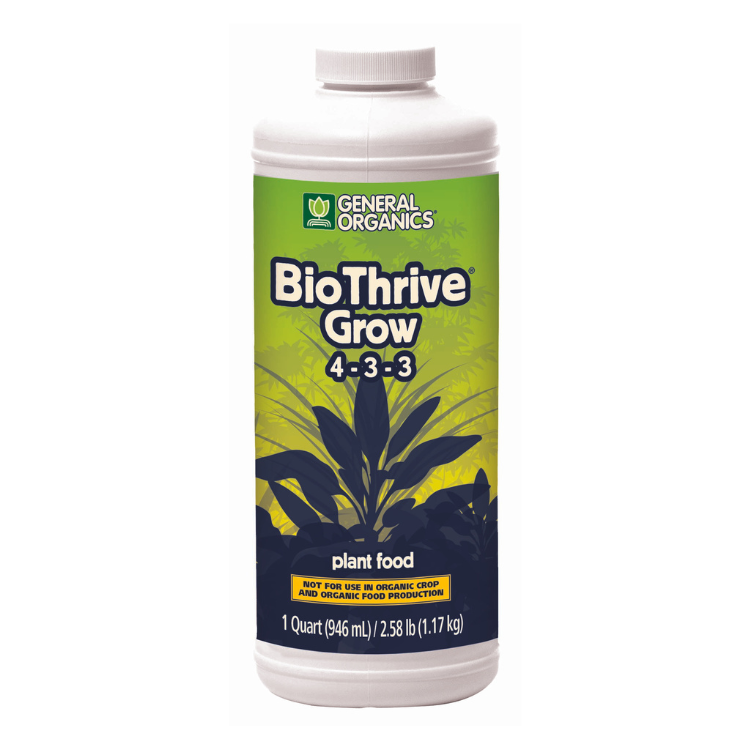 General Hydroponics General Organics BioThrive Grow - Essential ...
